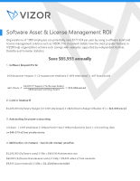 Software License Management - VIZOR